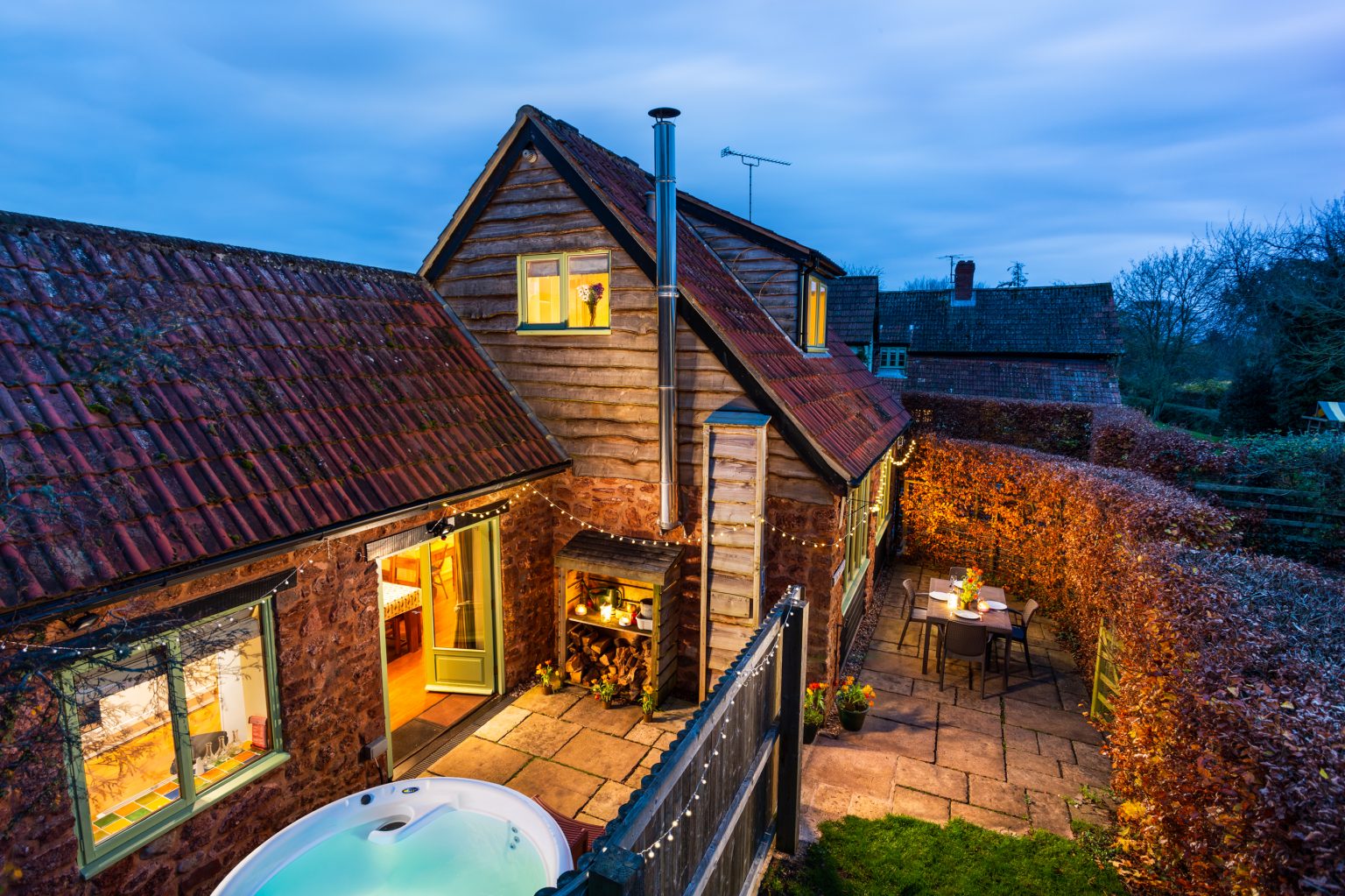 Five Star Luxury Family Holiday Cottages in Somerset Countryside
